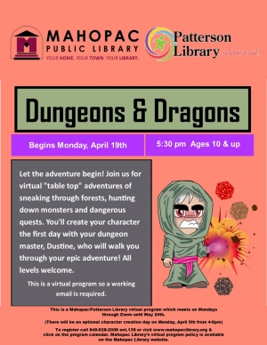 May 2021 Events | Mahopac Public Library