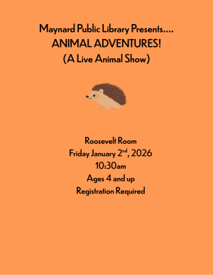 January 2026 Events | Maynard Public Library