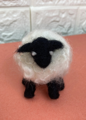 10/01/2025 | Take-Home Felted Sheep Kit | Maynard Public Library