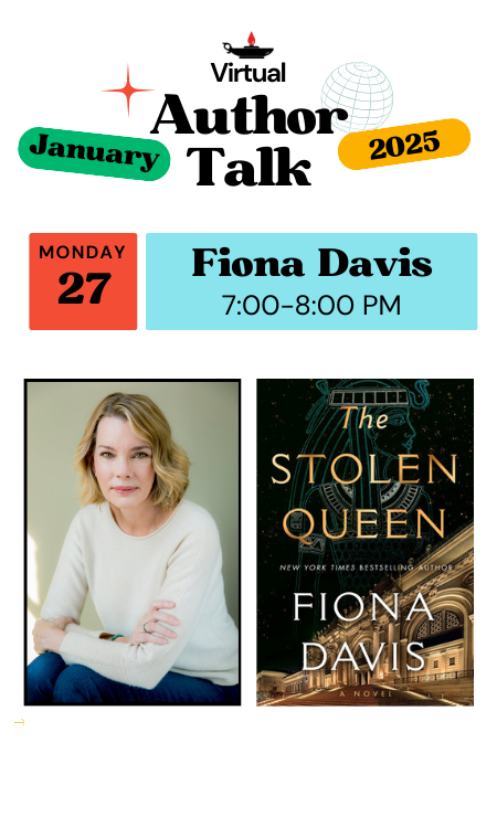 01/27/2025 | VIRTUAL: Author Hour in Massachusetts - Fiona Davis ...