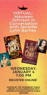 01/04/2023 | VIRTUAL: Maureen Johnson ("Nine Liars") in Conversation w ...