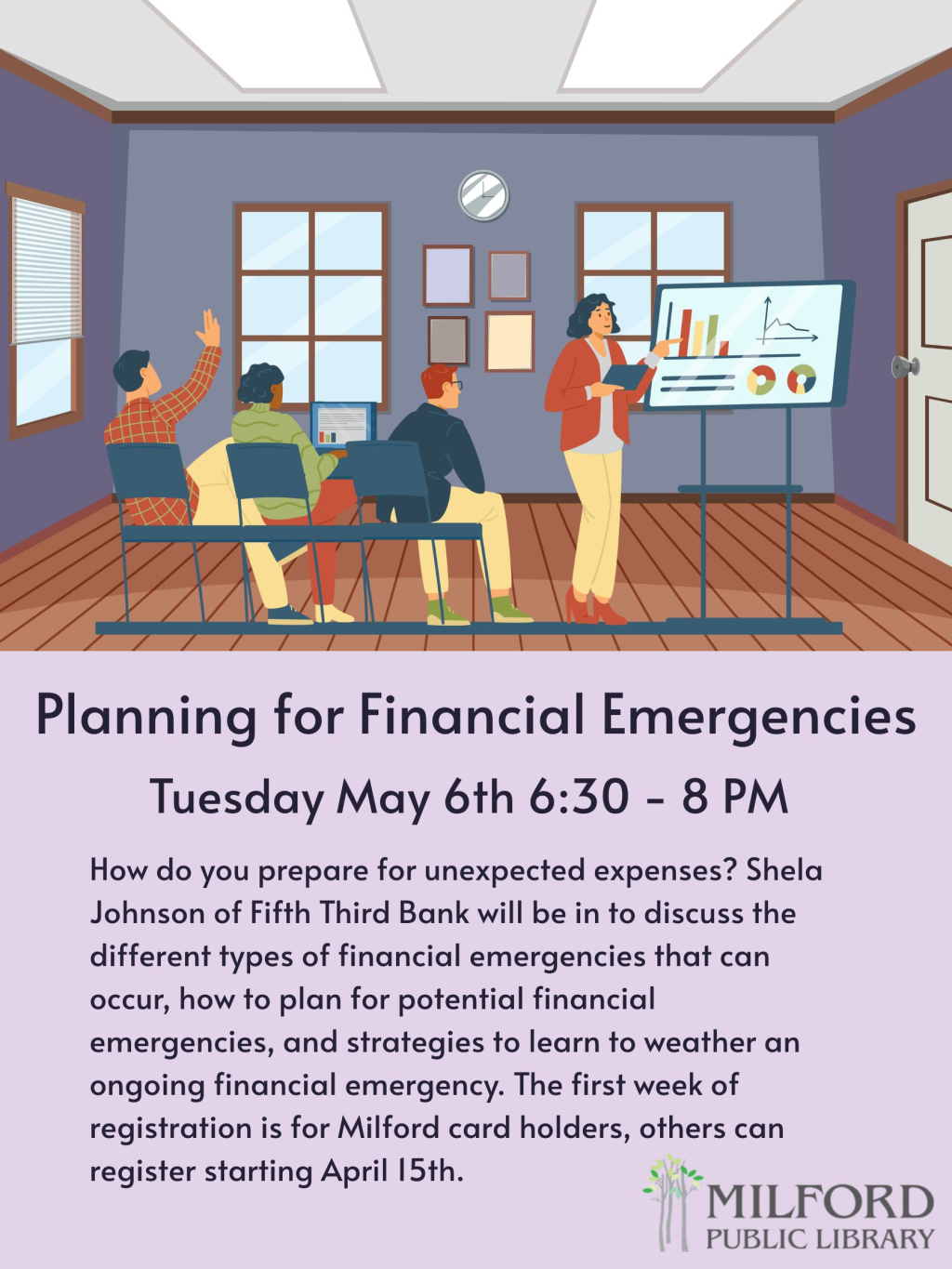 05/06/2025 | Planning for Financial Emergencies | Milford Public Library