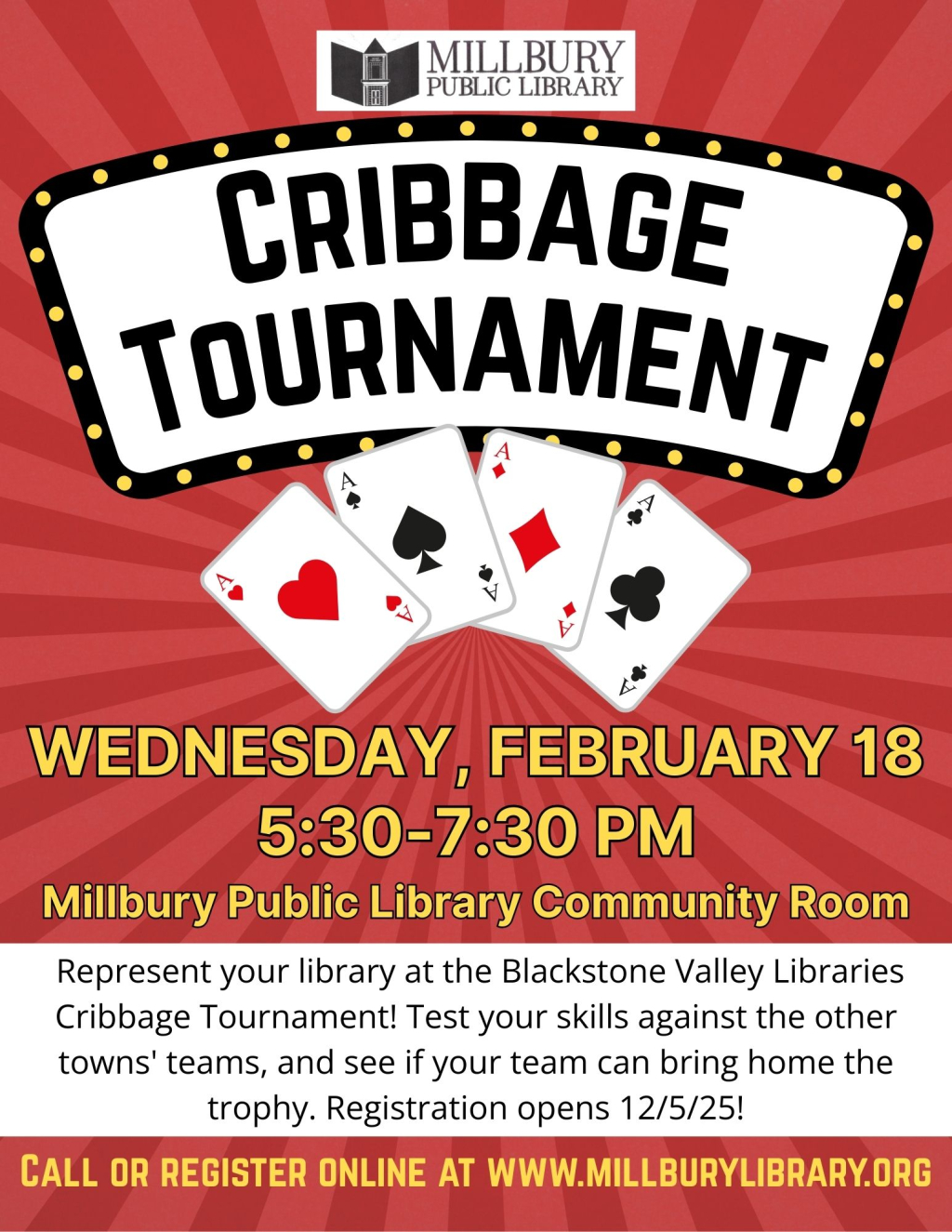 February 2026 Events | Millbury Public Library