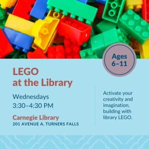 12/31/2025 | LEGO at the Library | Montague Public Libraries