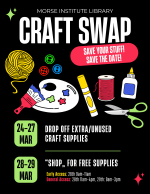 03/24/2025 | Craft Swap: SUPPLY DROP OFF | Natick Libraries