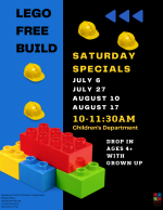 07/06/2024 | Lego Free Build | Natick Libraries