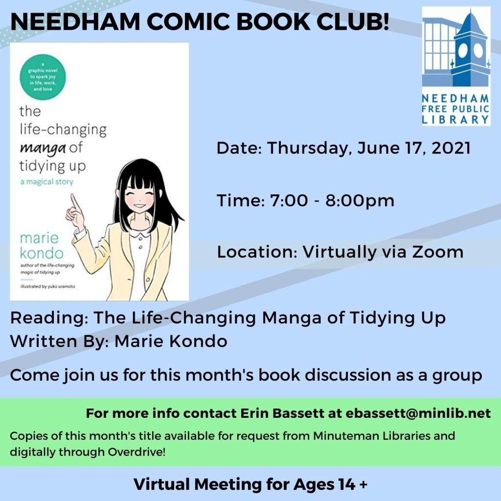 06/17/2021 | Virtual Comic Book Book Club Meeting! | Needham Public Library