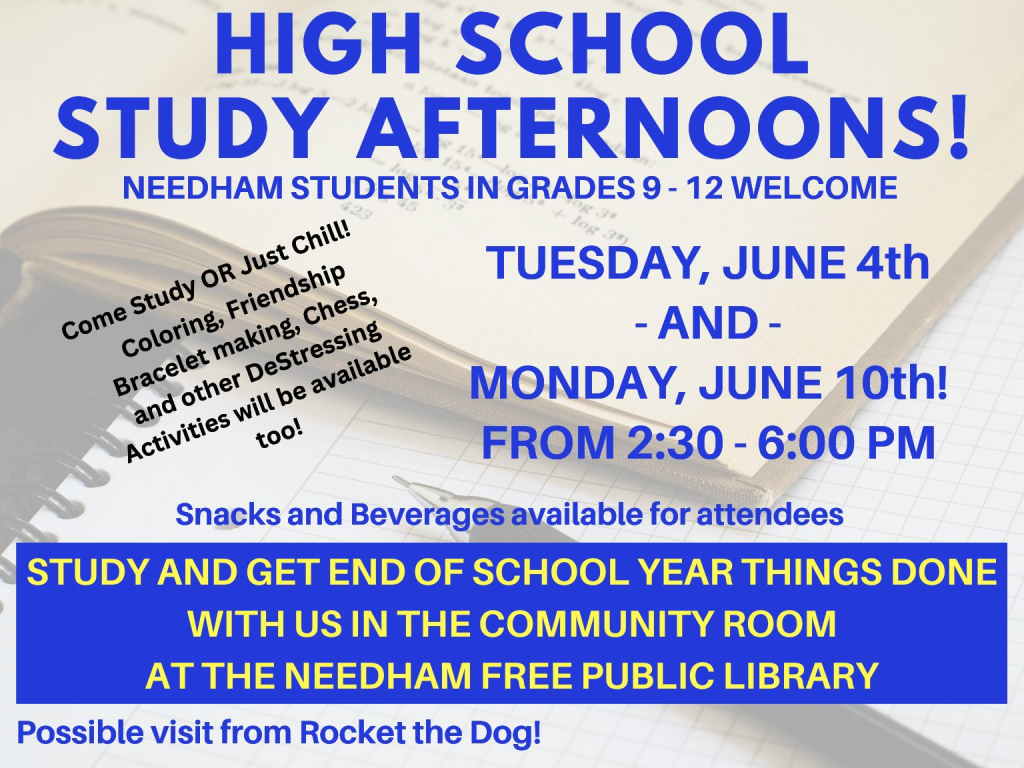 06/04/2024 | High School Study Night - Studying For Finals Just Got ...