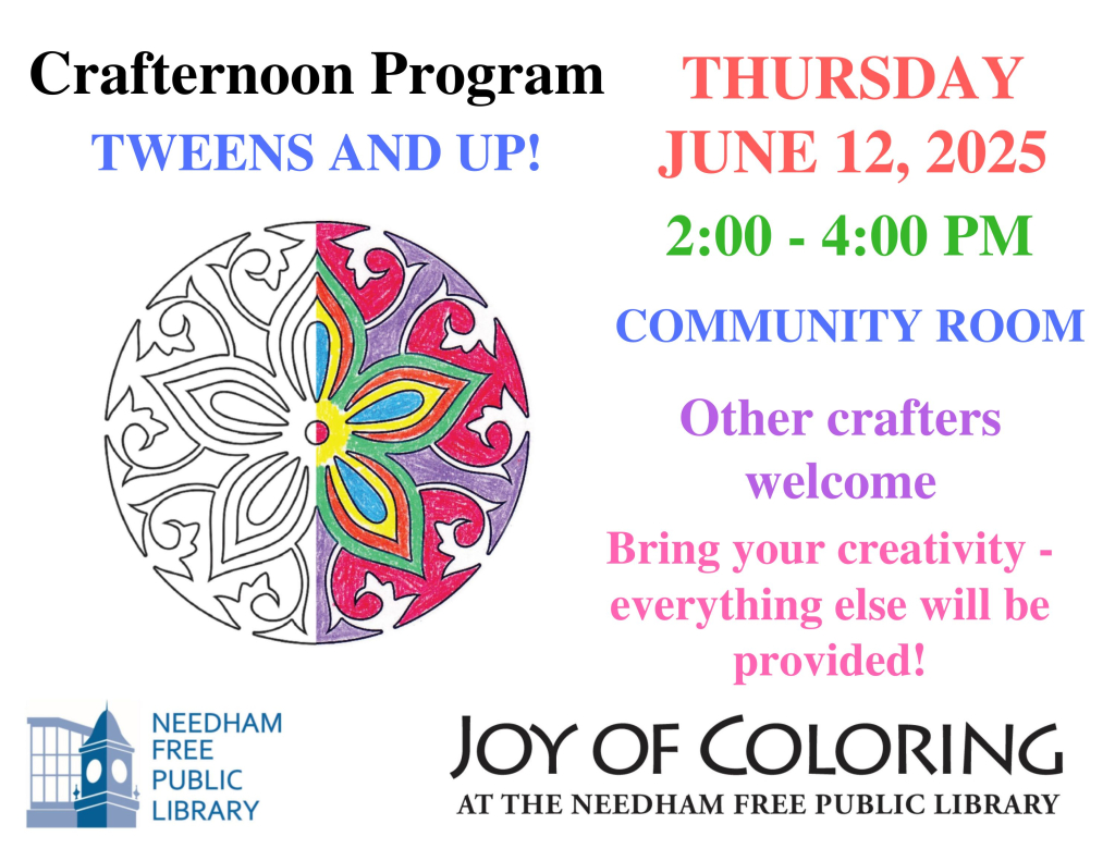 06/12/2025 | Tween and Teen and Adult De-Stress End of School Year ...