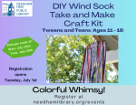 07/23/2025 | Take and Make Craft Pick-Up for Tweens and Teens : DIY ...