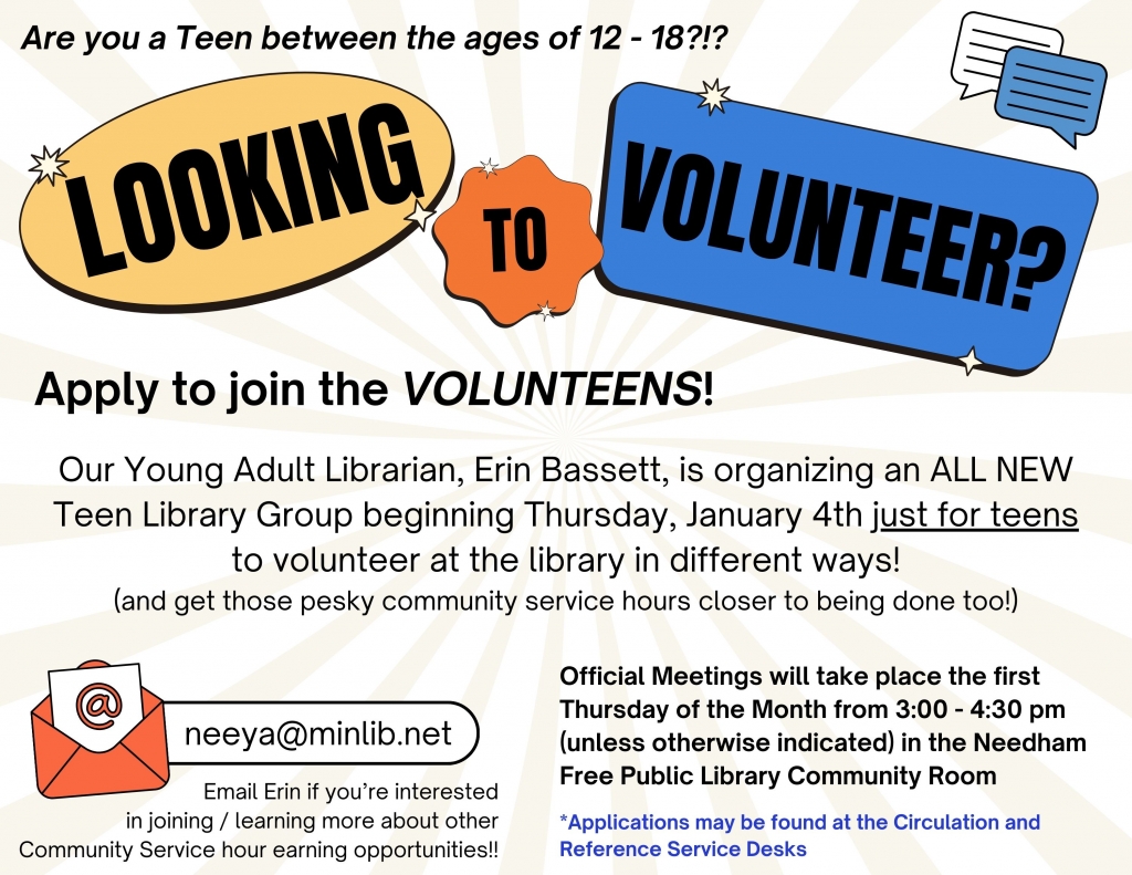 January 2024 Events | Needham Free Public Library