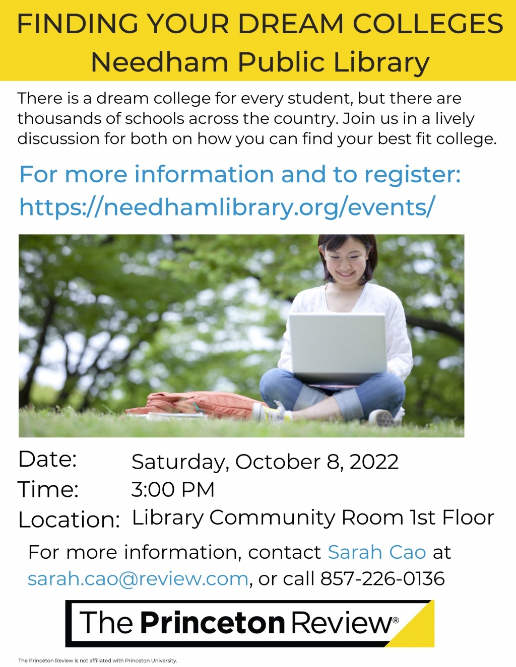 October 2022 Events | Needham Public Library