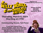 03/06/2024 | Afterschool Movie: Willy Wonka & The Chocolate Factory ...