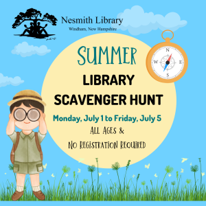 07/01/2024 | Summer Scavenger Hunt | Nesmith Library