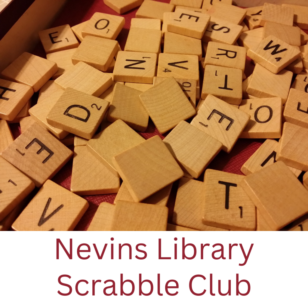 05/14/2025 | Adult Scrabble Club | Nevins Memorial Library