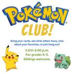 07/10/2024 | Pokemon Club! | Newburyport Public Library