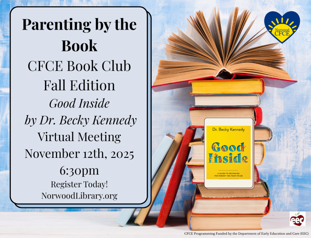 11/12/2025 | CFCE Virtual Fall Parent Book Club | Morrill Memorial Library