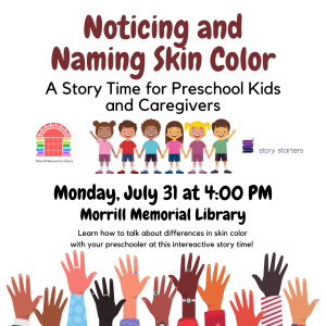 Monday, July 31, 2023 | Noticing and Naming Skin Color Story Time with ...