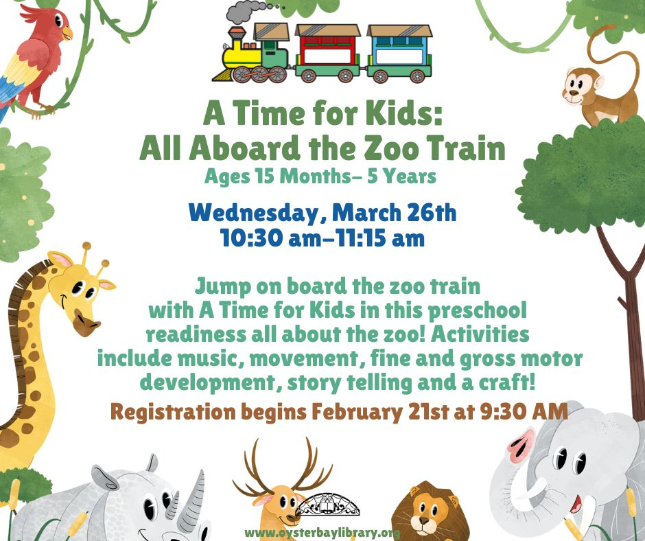 03/26/2025 | A Time For Kids: All Aboard the Zoo Train Ages 18months ...