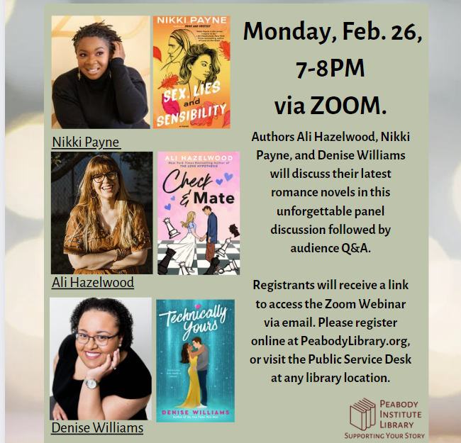 Monday, February 26, 2024 | An Evening with Authors Ali Hazelwood ...