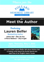 05/04/2023 | Meet the Author Night - PML Foundation - with Lauren ...