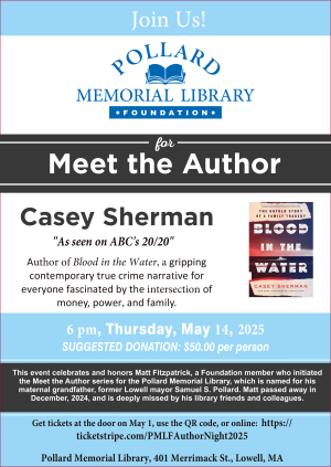 05/14/2025 | PML Foundation Author Night - Casey Sherman | Pollard ...