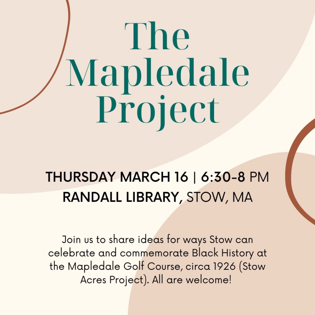 03/16/2023 | The Mapledale Project | Randall Library
