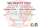 06/07/2024 | ESL Celebration | Ridgewood Public Library