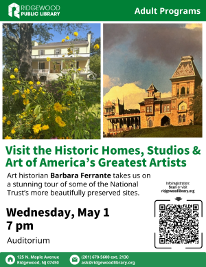 05/01/2024 | Visit to Historic Homes, Studios & Art of America's ...
