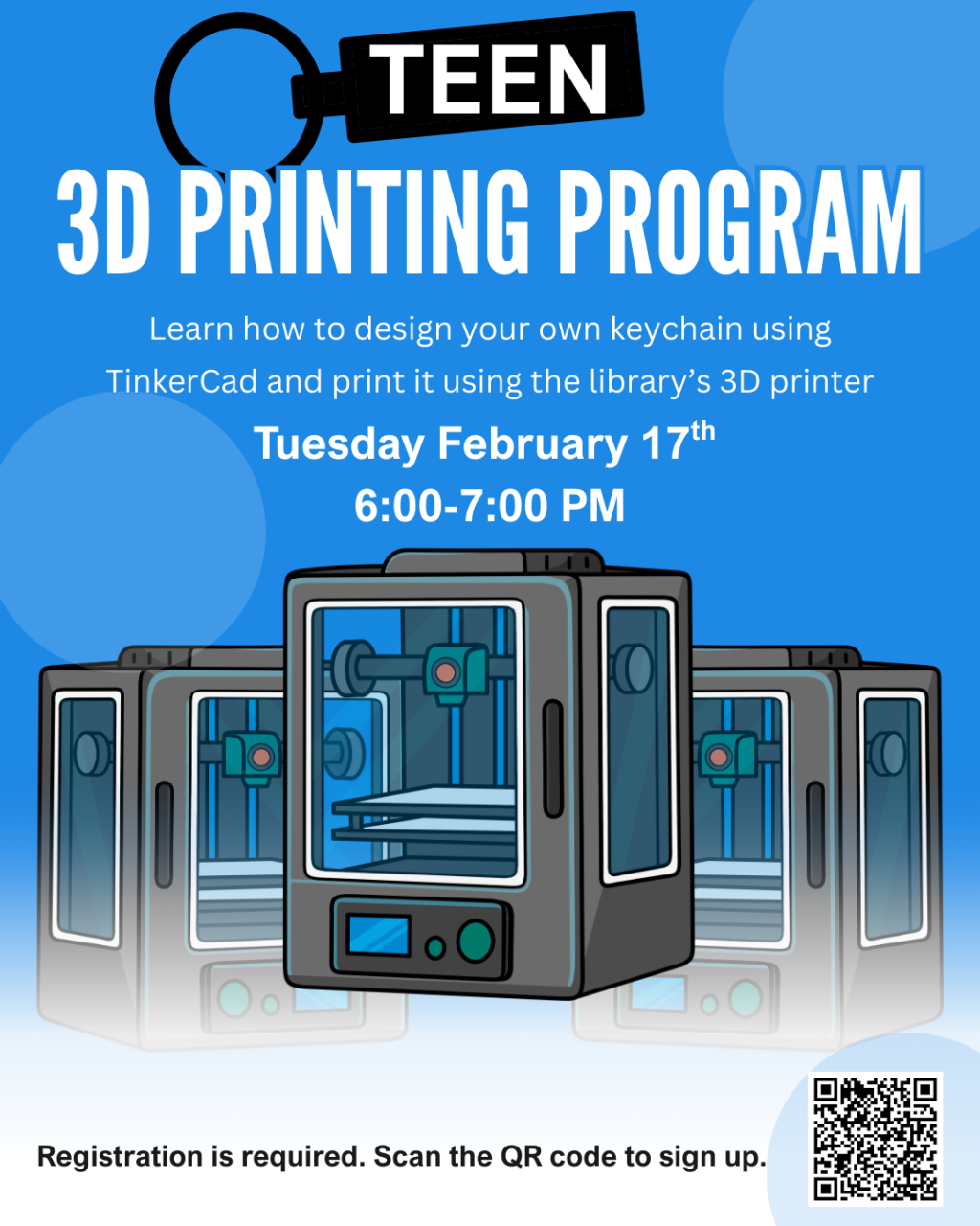 Tuesday, February 17, 2026 | Teen 3d Printer Program | Rochester Public ...