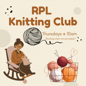 06/13/2024 | Knitting Club | Rye Public Library