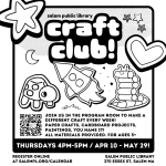 04/17/2025 | Craft Club | Salem Public Library