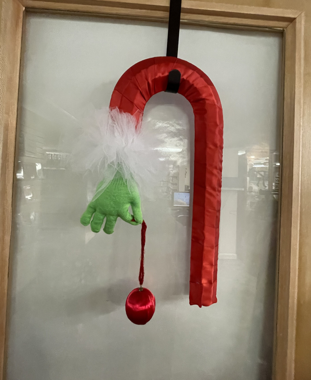 12/06/2025 | Grinch Door Decor | Sandown Public Library