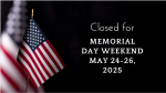 05/24/2025 | Library Closed - Memorial Day Weekend | Sandown Public Library