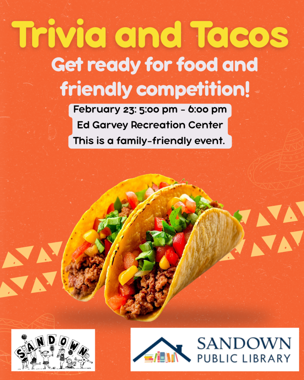 04/28/2026 | Trivia and Tacos | Sandown Public Library