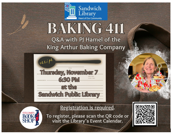 11/07/2024 | Baking 411: King Arthur Flour Cookbook Roundtable event ...