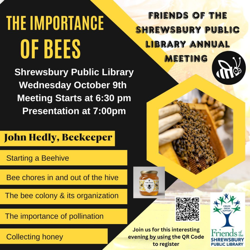 10/09/2024 | Friends Annual Meeting followed by The Importance of Bees ...