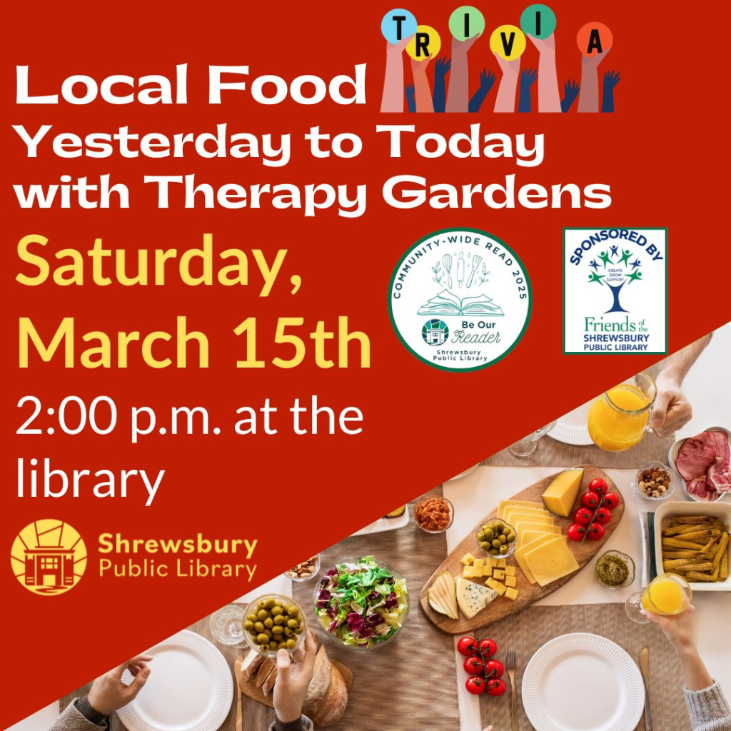03/15/2025 | RESCHEDULED: Local Food Trivia: Yesterday to Today with ...