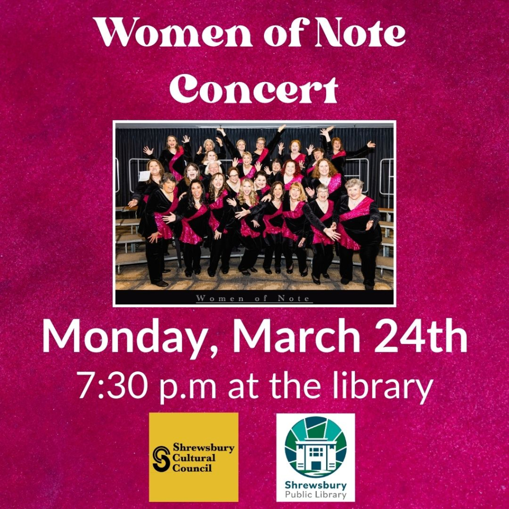 03/24/2025 | Women of Note Concert | Shrewsbury Public Library