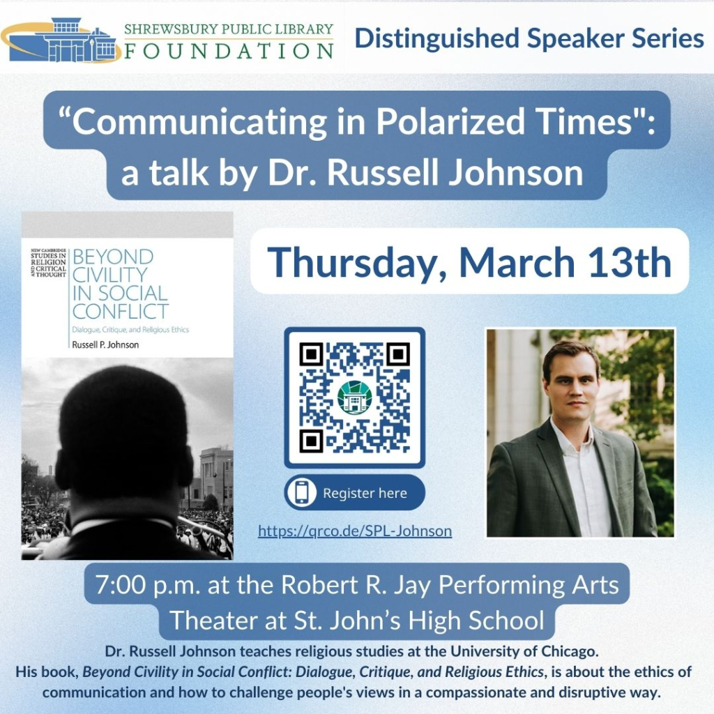 03/13/2025 | Communicating in Polarized Times: a talk by Dr. Russell ...
