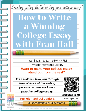 04/01/2024 | How to Write a Winning College Essay with Fran Hall ...