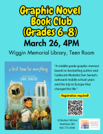 03/26/2025 | Graphic Novel Book Club (Grades 6-8): A First Time for ...