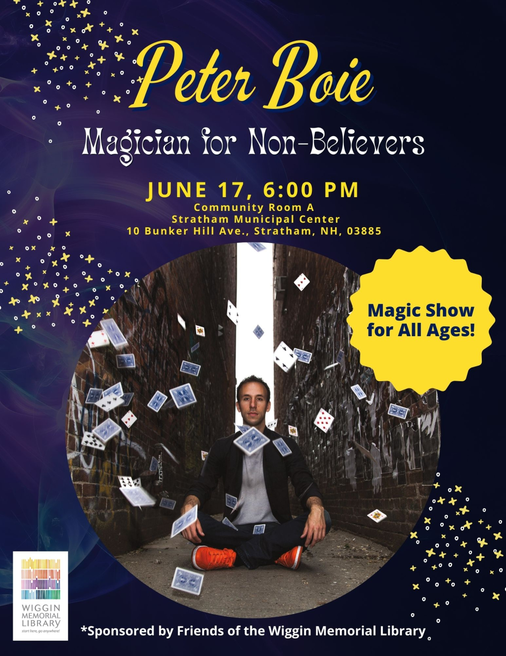 06/17/2024 | ALL AGES: Summer Kickoff - Peter Boie Magic Show! | Wiggin ...