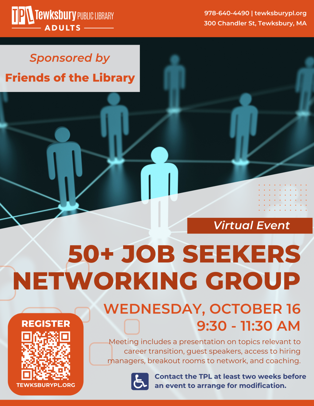 10/16/2024 | VIRTUAL: 50+ Job Seekers Networking Group -- Thinking Out ...