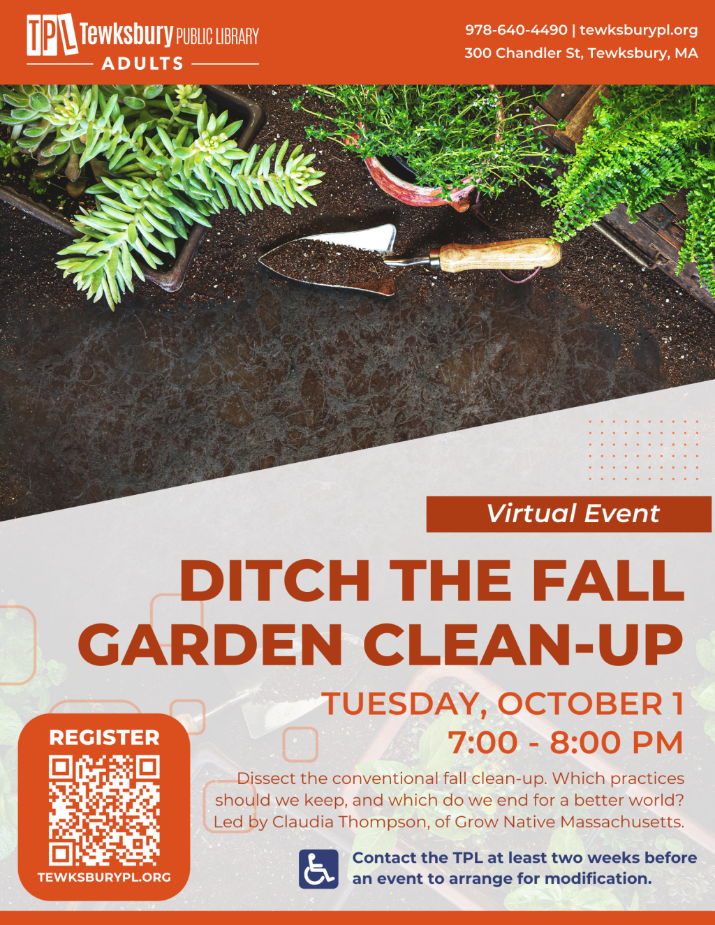 Tuesday, October 1, 2024 | VIRTUAL: Ditch The Fall Garden Clean-Up ...