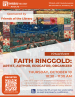10/10/2024 | VIRTUAL: Faith Ringgold -- Artist, Author, Educator ...