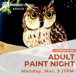 03/03/2025 | IN PERSON: Adult Paint Night | Tewksbury Public Library