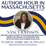 02/25/2025 | AUTHOR HOUR IN MASSACHUSETTS: Bestselling Author Nancy Johnson | Tewksbury Public ...