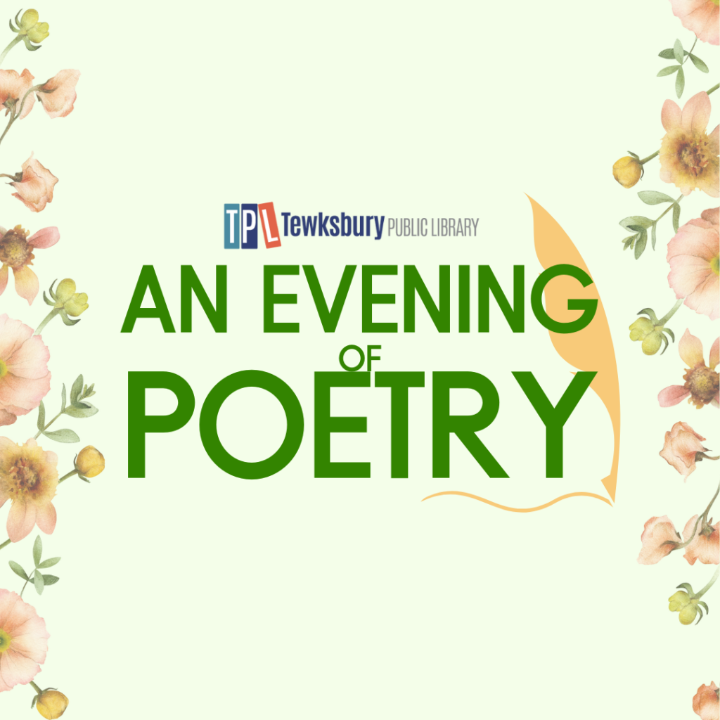 Tuesday, April 25, 2023 | IN PERSON: An Evening of Poetry (All Ages ...