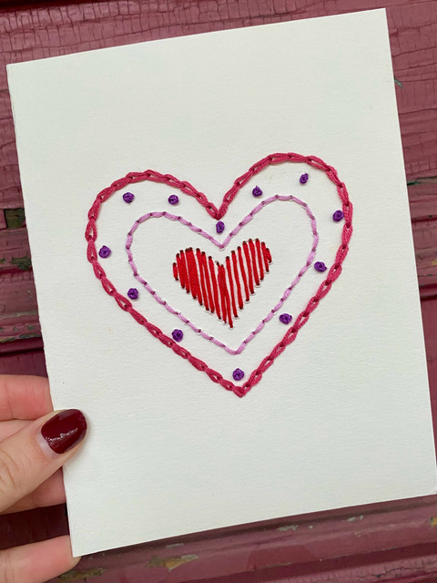 02/12/2025 | Valentine Embroidery Workshop | Townsend Public Library
